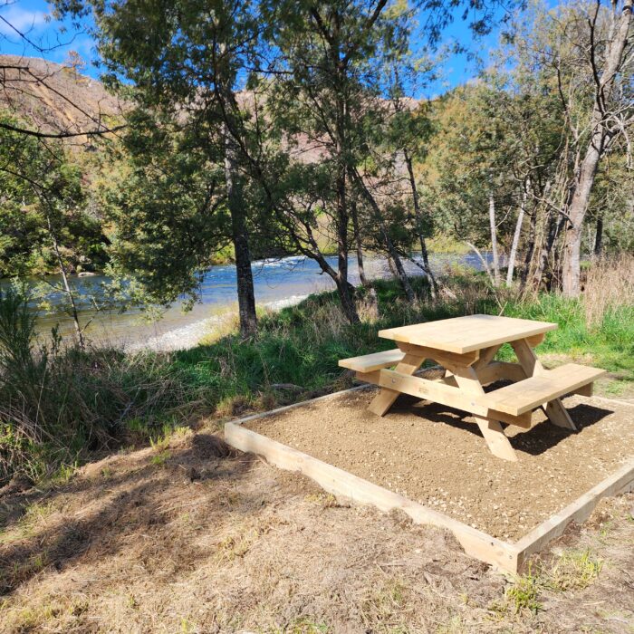 New MCC picnic tables installed along the river - Motueka Catchment ...